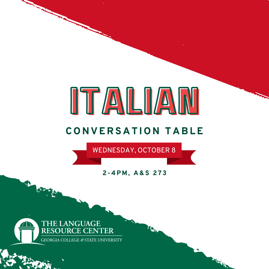 Italian Conversation Table | Front Page